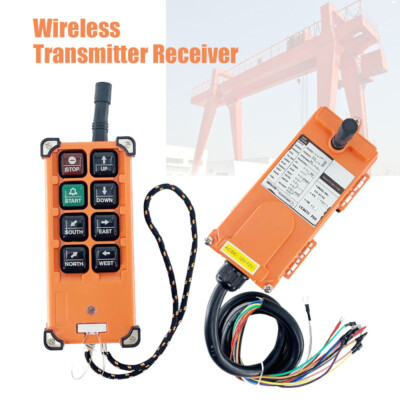 Wireless Industrial Remote Control Transmitter/Receiver Hoist Crane ...