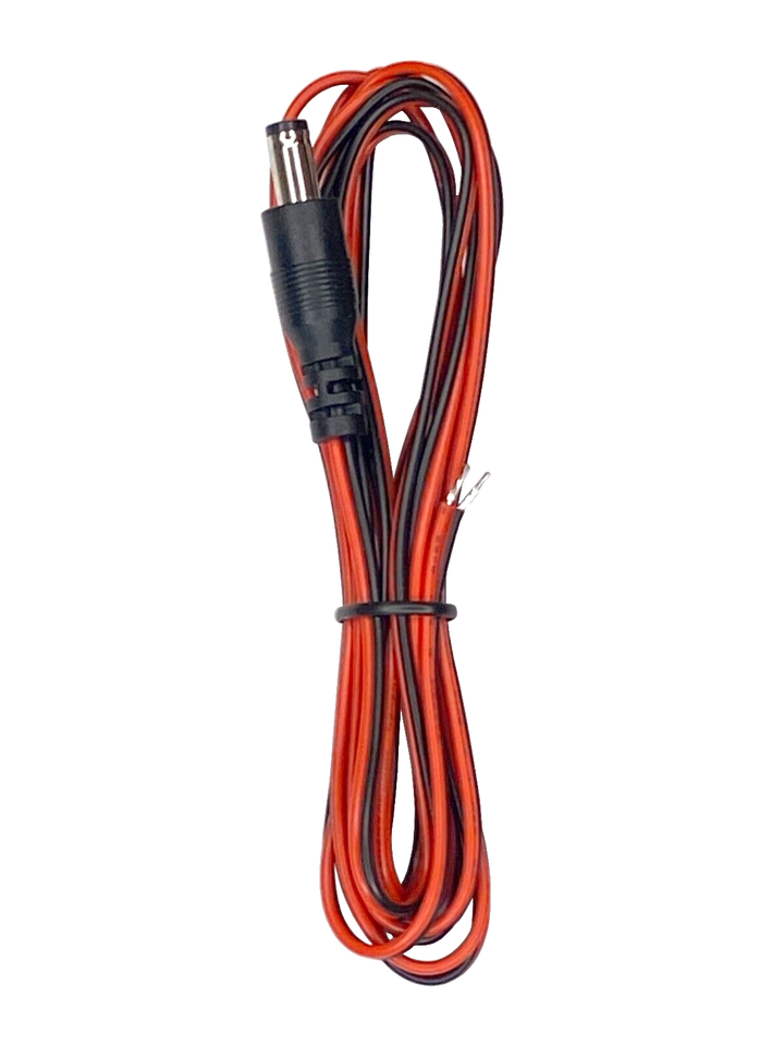 (5) Pack of 6ft. 2.1mm x 5.5mm DC Barrel Power Plug to Bare Open Ended ...