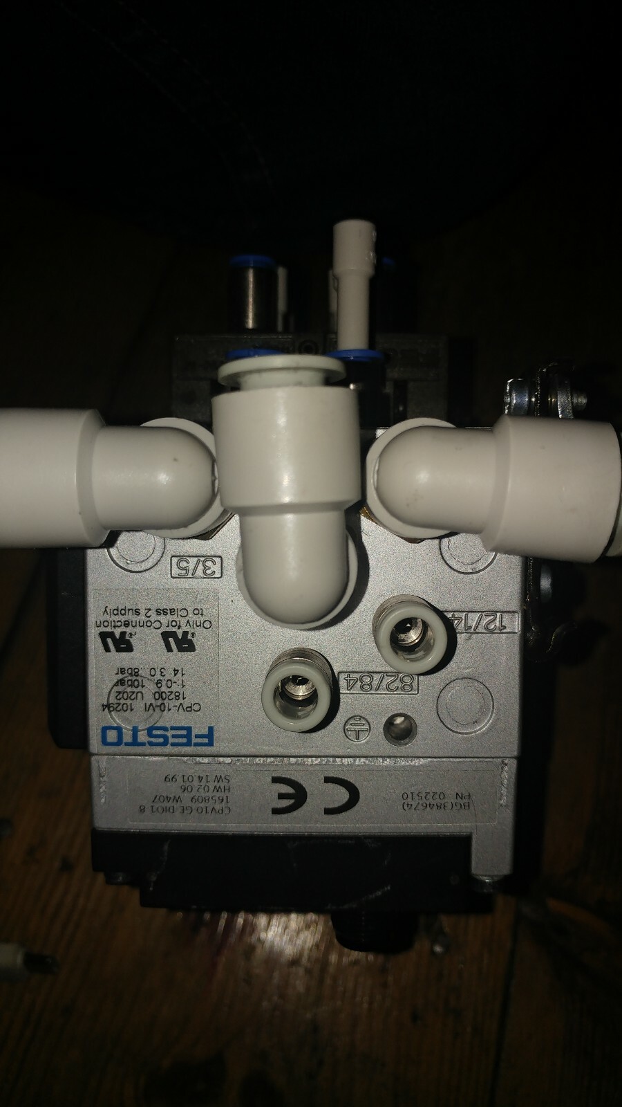 Festo Pneumatic Solenoid manifold With 8 Solenoids ATEX Ex rated CPV-10 ...