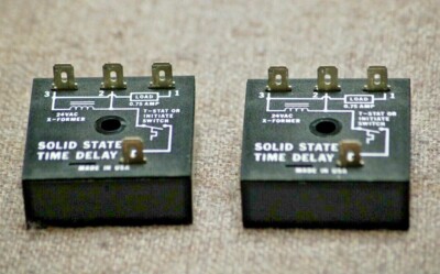 (Lot of 2) SSAC Solid State Timer Delay CT15S3 15 SEC./3 SEC. 24Vac 0 ...