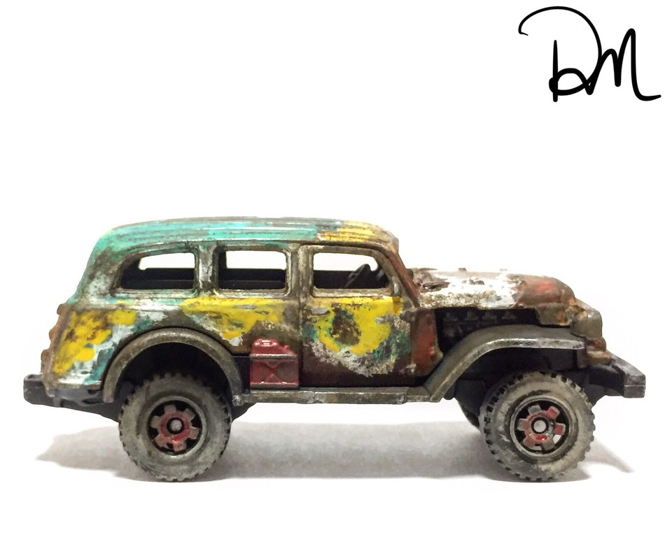 Matchbox Jungle Crawler Custom By D.M One And Only Mad Max Style | eBay