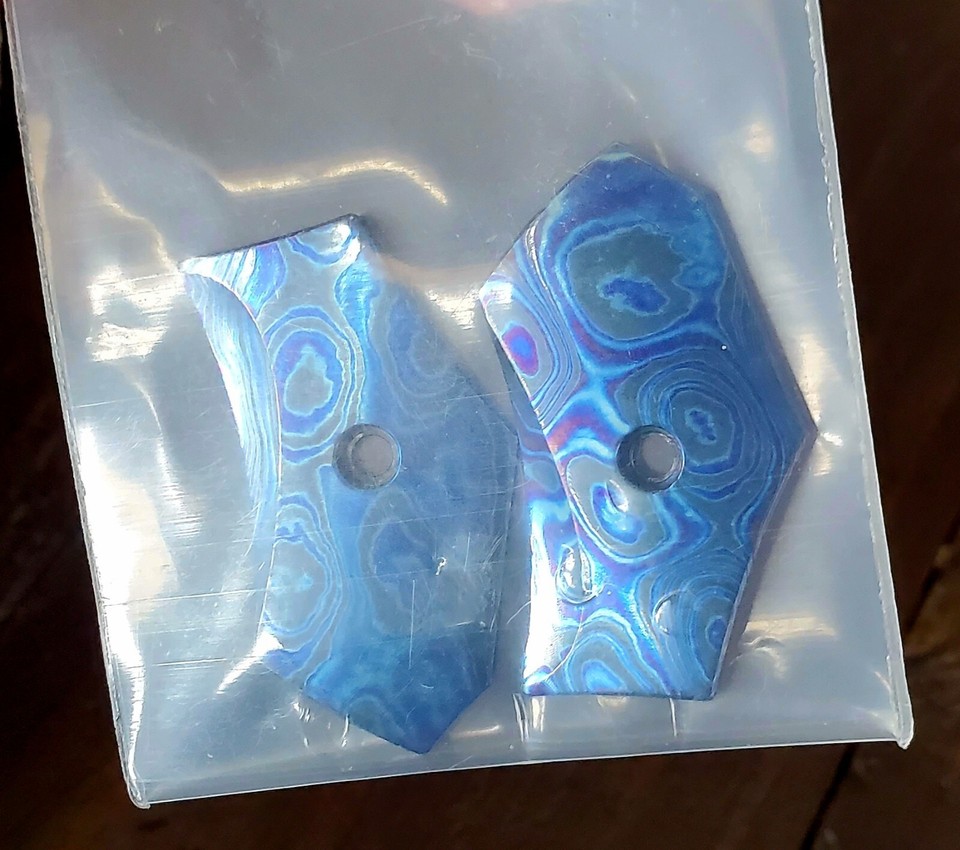 Custom Knife Factory CKF Davless #304/ S90V / Zircuti clip and bolster ...