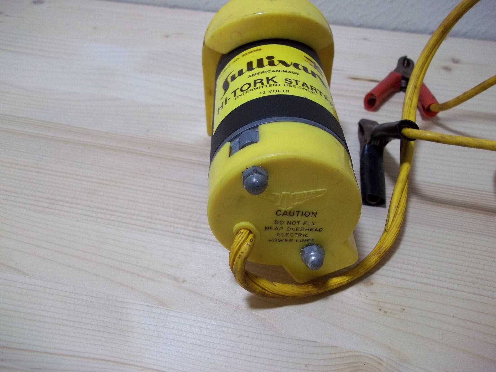 Electric Model Airplane Engine Starter - Sullivan HI-Tork | eBay