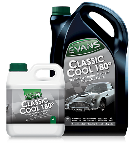 EVANS Classic Cool 180 Waterless Engine Coolant 2L Litres Restoration ...