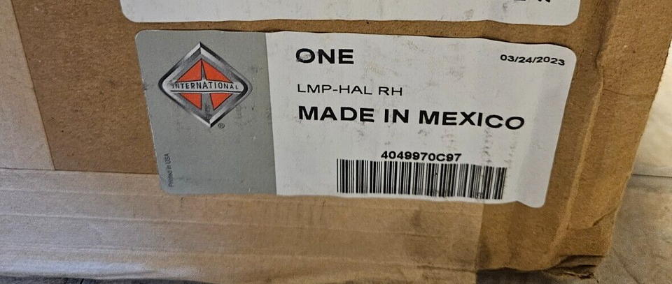 4049970C97 Headlight International Navistar Right Side | eBay