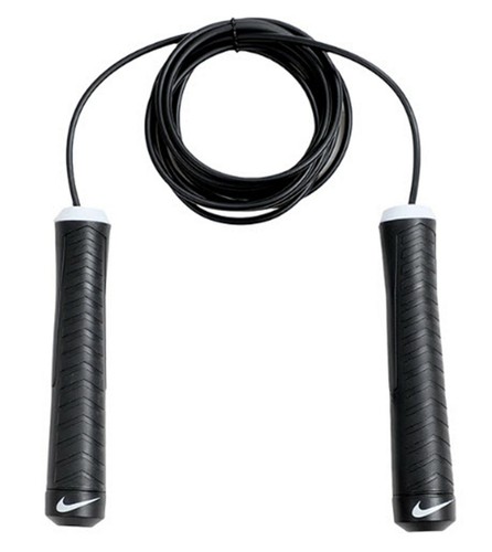 Nike Weighted Rope Jump-rope Black Exercise Run Casual Sports Ropes ...
