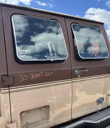 75–91 Ford Van Rear Pop-Out Window Glass Kit E150 E250 E350 Bronze Tint OEM | eBay