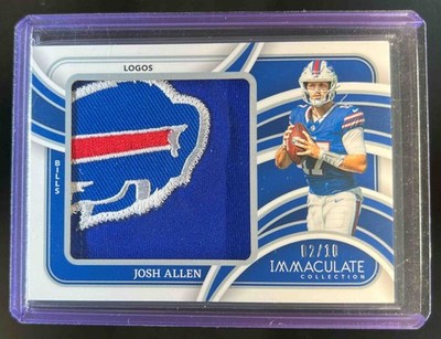 2024 Immaculate Josh Allen Logos Team Patch #2/10 Bills | eBay