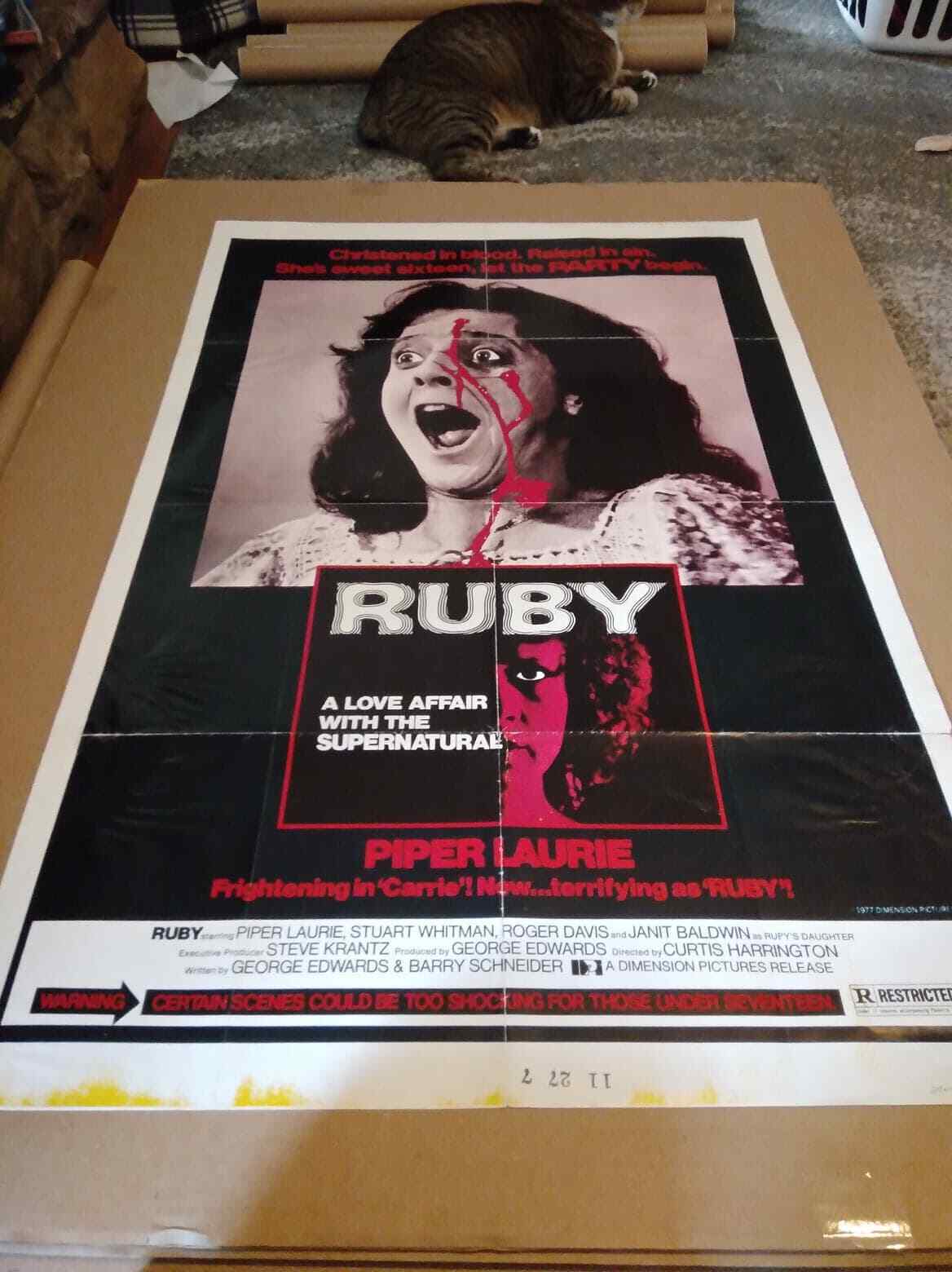 RUBY ~1977~ Authentic Studio-issued, Theatre Used, Single-sided US 1 ...