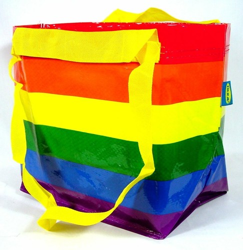 Ikea Storstomma Rainbow Bag SMALL Shopping Storage | eBay