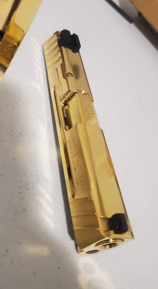 Smith And Wesson Sd9ve Slide 24k Gold Plated (Barrel Not Included) | eBay