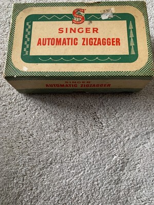 VINTAGE SINGER 161157 - SEWING MACHINE AUTOMATIC ZIGZAGGER IN ORIGINAL BOX | eBay UK