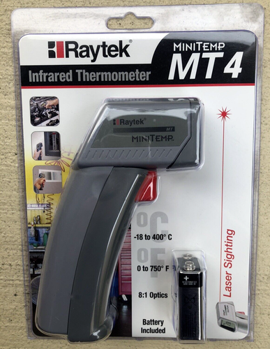 Raytek MT4 Laser Non-Contact Infrared Thermometer - Gray for sale ...