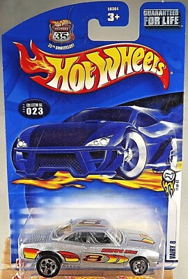 2003 Hot Wheels #23 First Editions 11/42 VAIRY 8 Silver w/Chrome 5 ...
