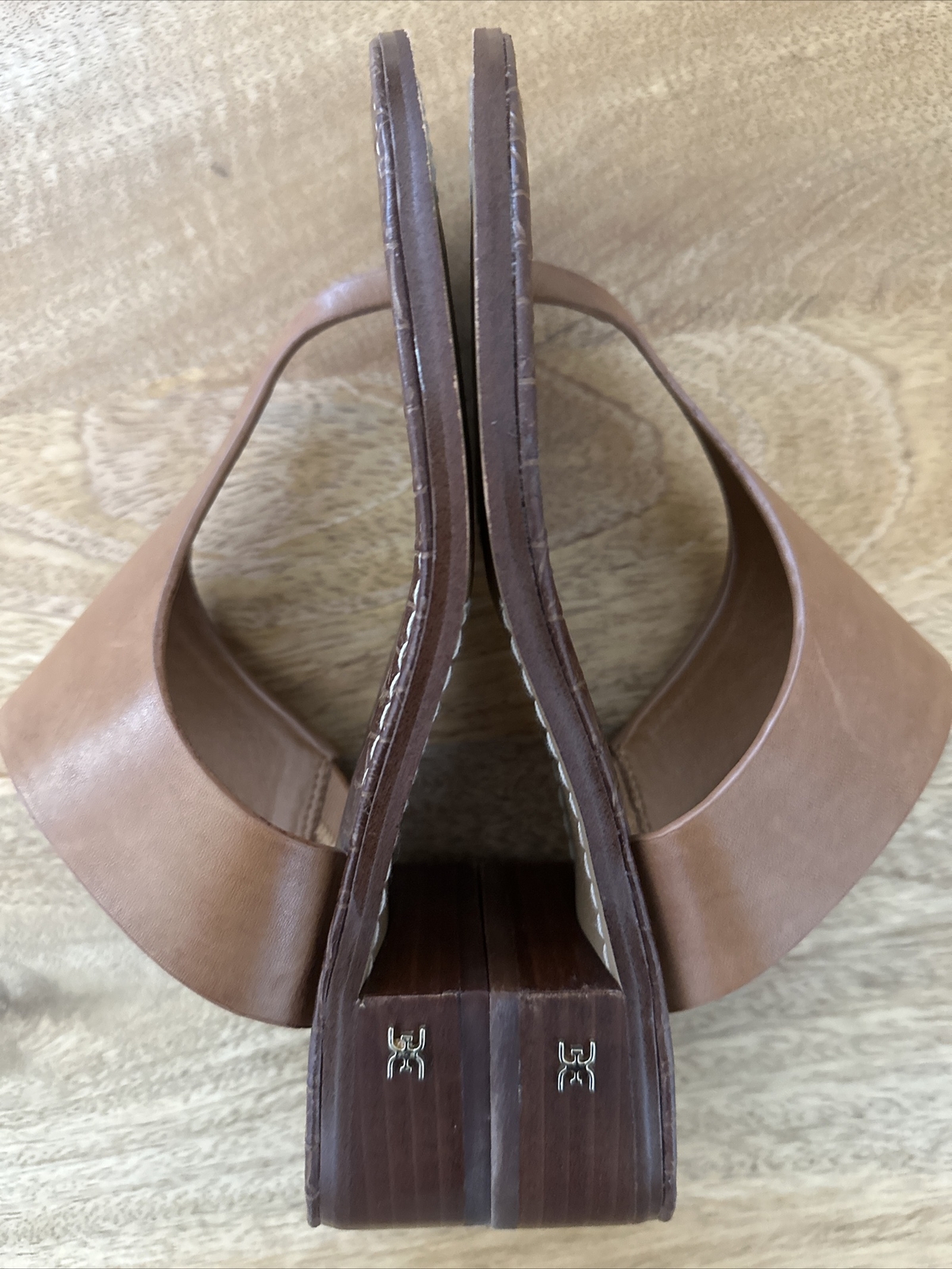 Sam Edelman Womens Jaynee Brown T-Strap Heels Brown Size 7.5 | eBay