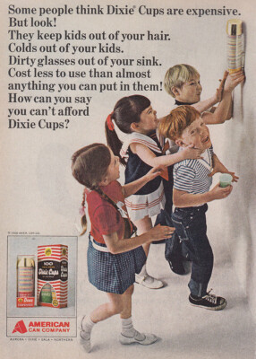 1966 Dixie Cups: Some People Think Dixie Cups are Expensive Vintage ...