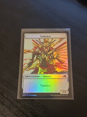 Treasure // Samurai Foil 003/017 Kamigawa: Neon Dynasty NEO Token | eBay