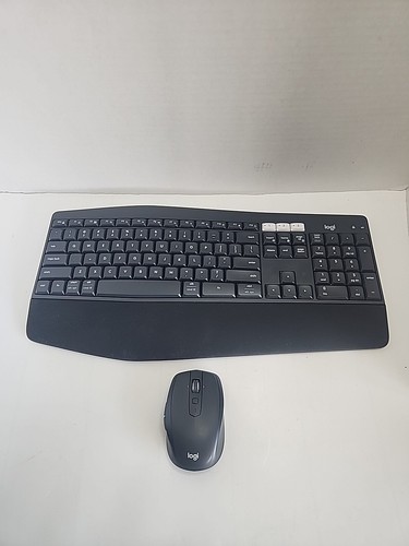 Logitech K850 Wireless Bluetooth PC Keyboard & Mouse - Black ...