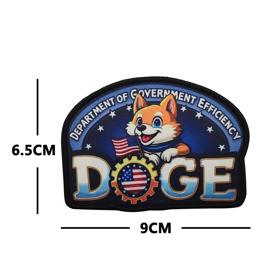 DOGE Trump Elon Musk PVC or Cloth MAGA Hook & Loop Morale Patch USA SELLER | eBay