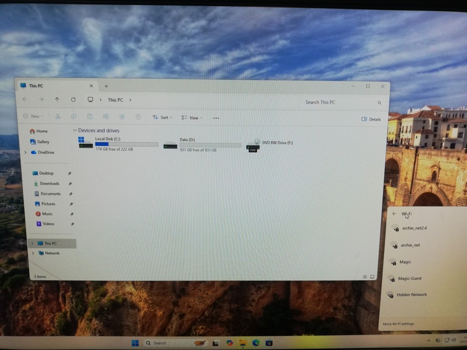 AsrocK PC - I7-7700 3.6GHz 16GB RAM 240SSD+1TB HD DVD WIFI GTX 1650 4GB ...