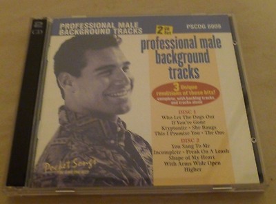 POCKET SONGS KARAOKE DISC PSCDG 6008 PROFESSIONAL MALE BACKGROUND CD+G ...