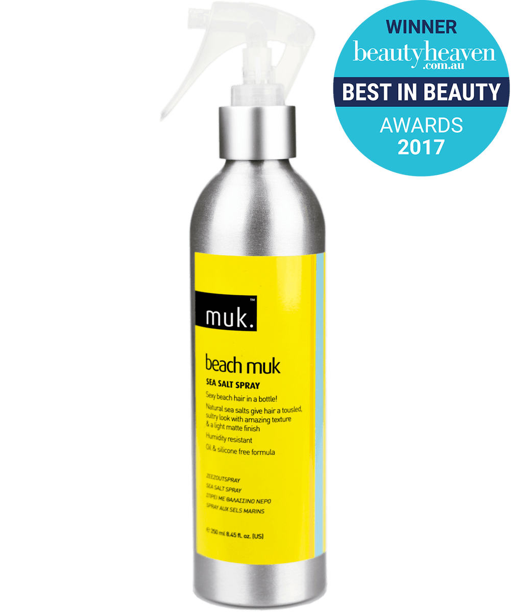 MUK Beach Muk Sea Salt Spray 2 x 250ml Matte Texturizing Beach Look | eBay