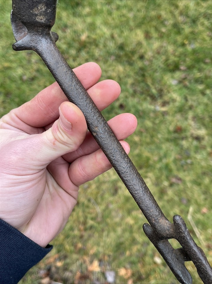 Antique Wrought Iron Hand Tool Very Unusual Primitive | eBay