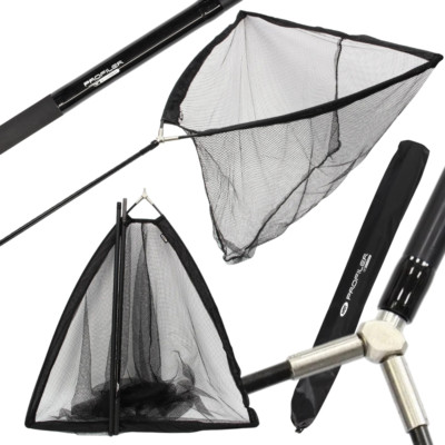 NGT 42" NET & HANDLE PROFILER FISHING NET HANDLE SET UP DELUXE SPREADER ...