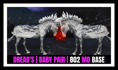 ARK Survival Ascended PvE DREADMARE SOLID BLACK TOP STAT 802 MD PC/XBOX ...