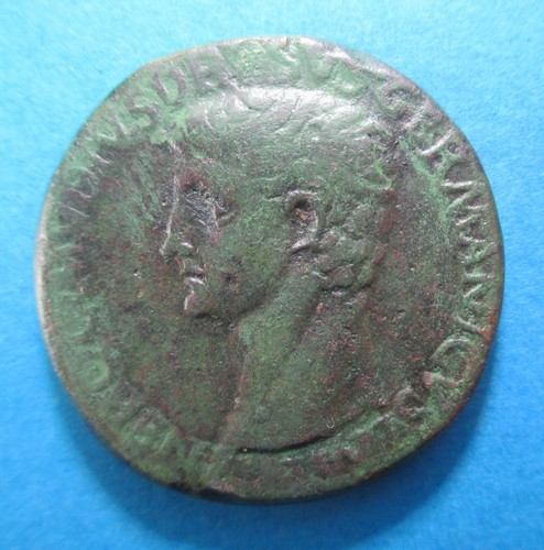 ROME IMPERIAL NERO CLAUDIUS DRUSUS SESTERTIUS 141-42 AD RIC 93 #7883 ...