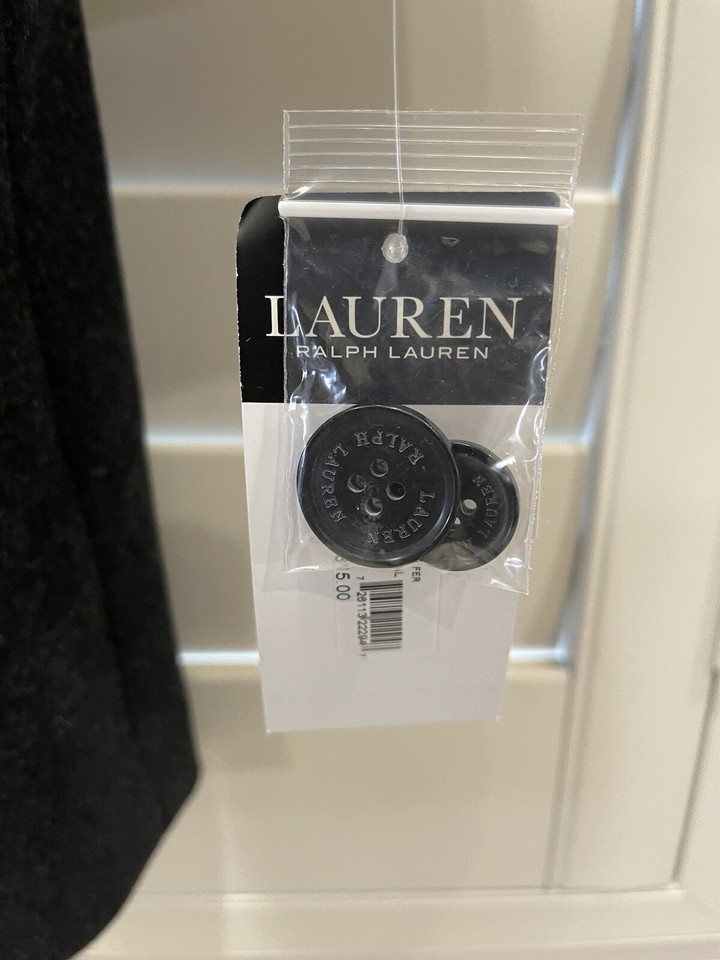 Lauren Ralph Lauren Women's Single Breasted Reefer Coat Size 8 LR2523 ...