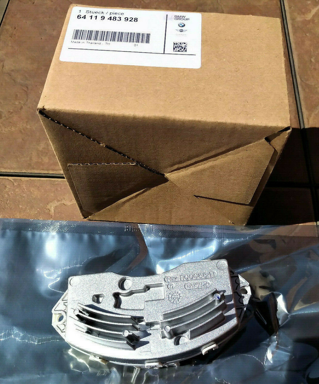 Genuine BMW Final Stage Unit / Resistor Regulator for Blower Motor ...