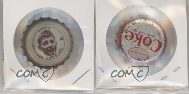 1965 Coca-Cola Bottle Caps New York Giants C Prefix Bob Timberlake #C3 ...