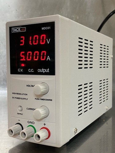 Tacklife MDC01 DC Adjustable 30V 5A Switching Variable Digital Power ...