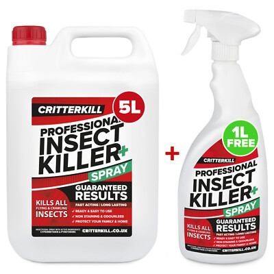 6L INSECT KILLER SPRAY INSECTICIDE BED BUG & HOUSEHOLD PESTS - PRO ...