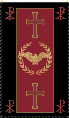 Christian Roman Empire Senate & People of Rome SPQR History Flag Banner ...
