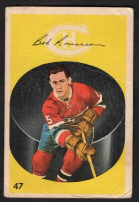 1962-63 Robert Rousseau Parkhurst Hockey Rookie RC Canadiens #47 | eBay