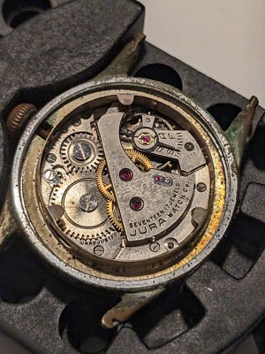 Vintage Jura Watch Co watch movement 17 JEWELS RUNS Colomby | eBay