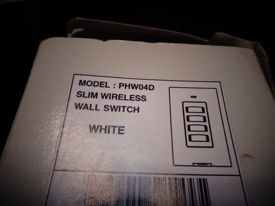 X10 POWERHOUSE PHW04D Slim RF Wall Transmitter Remote Control | eBay