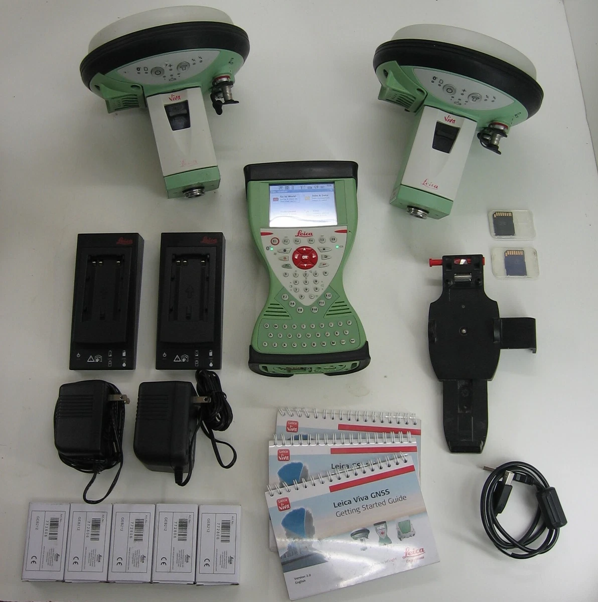 LEICA GS15 VIVA RTK GPS ROVER, BASE,CS15 SMARTWORX,, 60% OFF