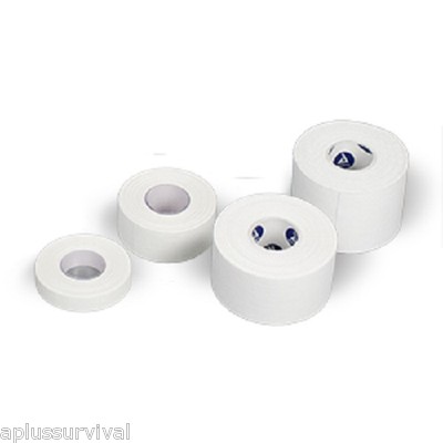 2 Pack White Porous Adhesive Tape 1" x 30' 10 Yards First Aid Emergency ...