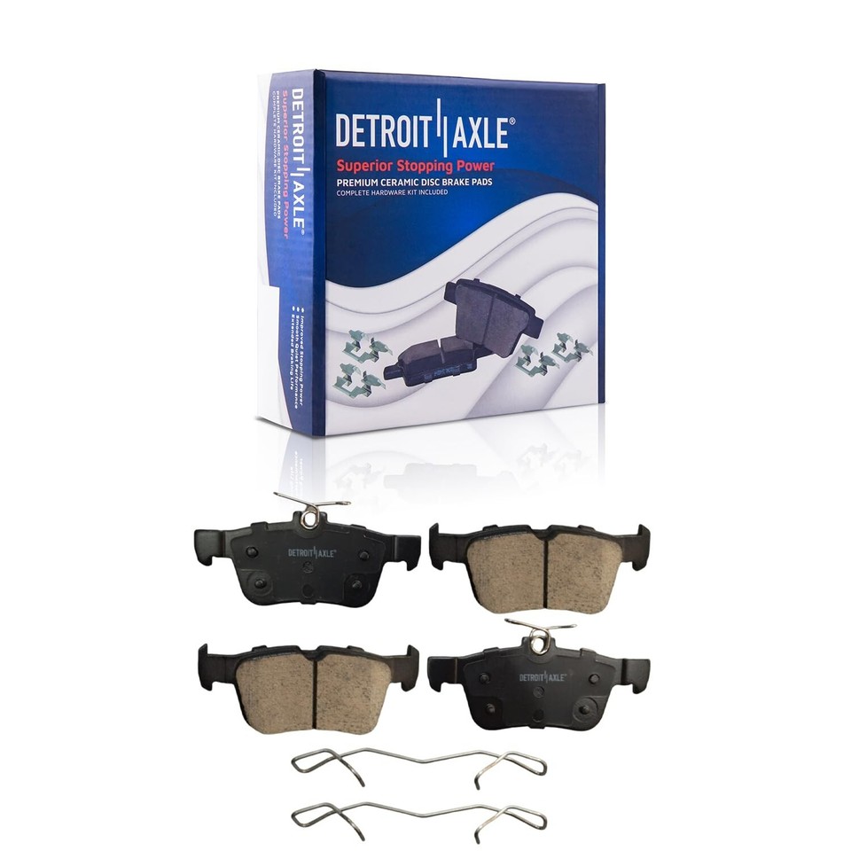 12.44" Rear Drilled Disc Rotors Brake Pads Kit for Ford Edge Lincoln ...