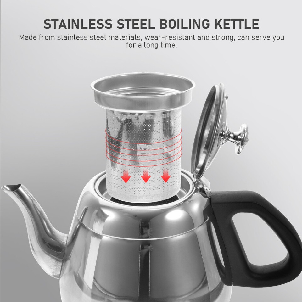 Kitchen Handheld Water Heating Tea Kettle Convenient Tea Pot Kitchen ...