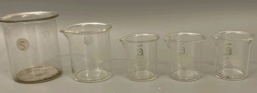 Pyrex Mini Lab Beakers Set of 5 Griffin Low-Form Glass USA Vintage ...