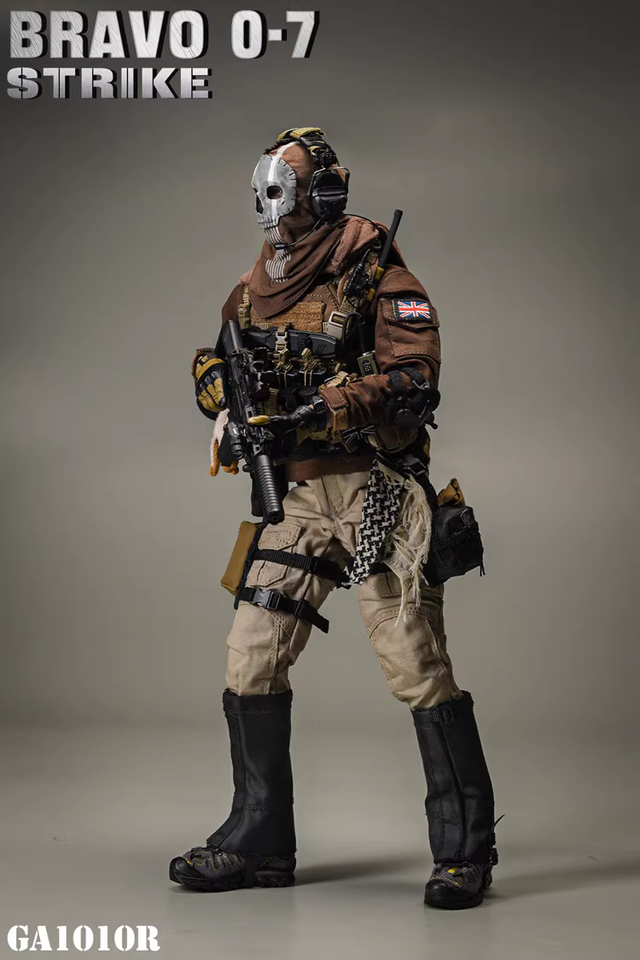 Easy&Simple ES GA1010R 1/6 Bravo 0-7 SAS Strike Sand Colour Ghost ...