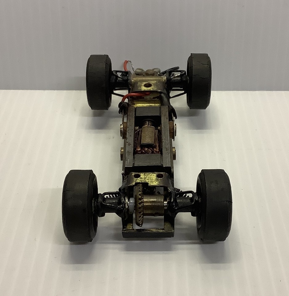 1960s KEYSER Ks 12v OPEN FRAME MOTOR Scratchbuilt Slot Car Chassis 1.32 ...