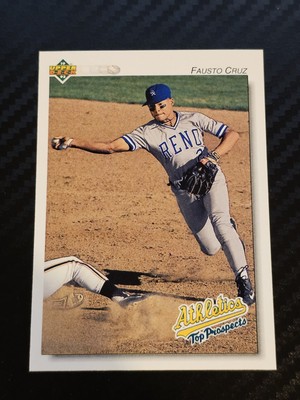 1992 Upper Deck Minor League - Fausto Cruz #157 (RC) Reno Silver Sox ...