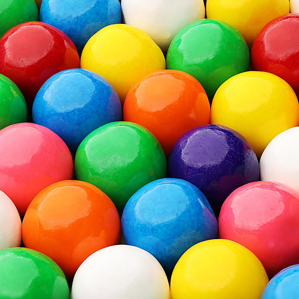 Gumballs for Gumball Machine - 1 Inch Large Double Bubble Gumballs ...