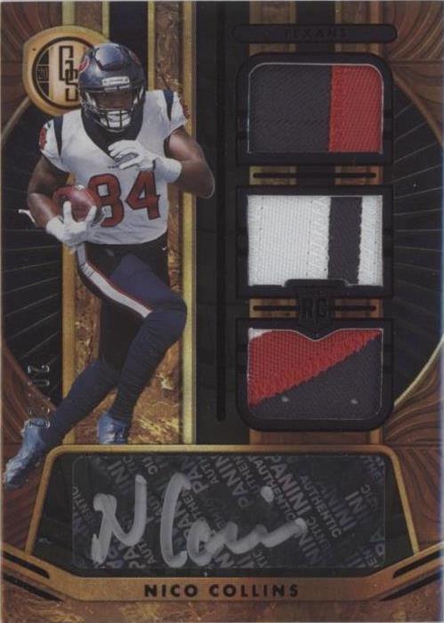 2021 Panini Gold Standard - Rookie Jersey Autographs Triple Nico ...