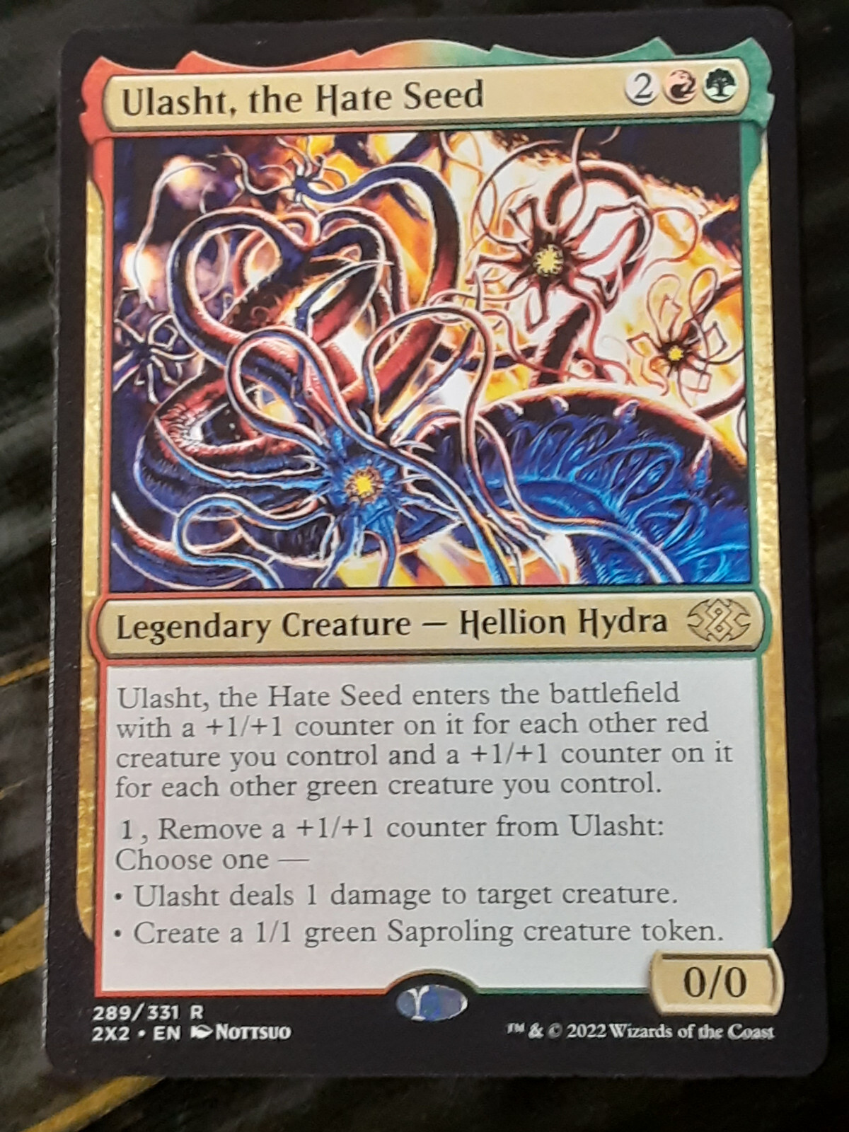 Ulasht the Hate Seed , Double Masters 2022 , NM , MTG , FREE SHIPPING ...